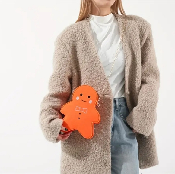 Bags | Gingerbread Man Crossbodyshoulder Bag Nwot | Poshmark